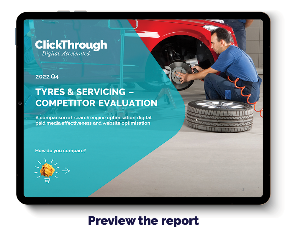 UK Tyres and Servicing Brands - Digital Marketing Benchmark Report, Q4 ...