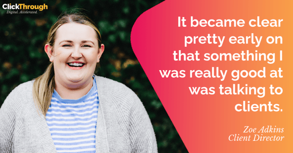 Zoe Adkins: My ClickThrough growth story - from Web Design Apprentice ...